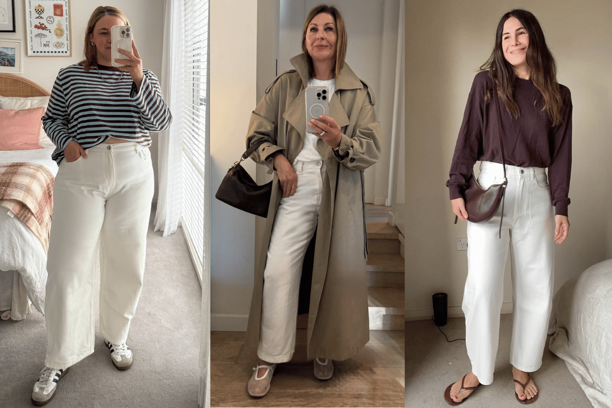 Still avoiding white jeans? These size-inclusive styles will change ...