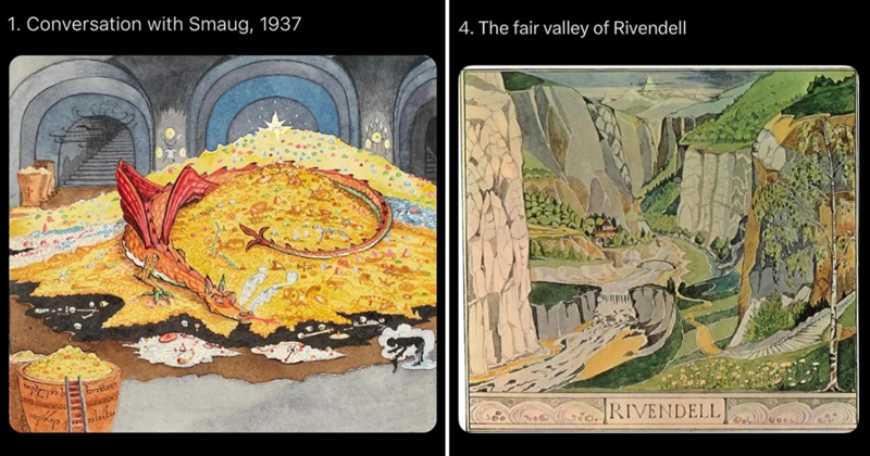 19 Original Drawings by J.R.R. Tolkien That Prove He Could Do Everything