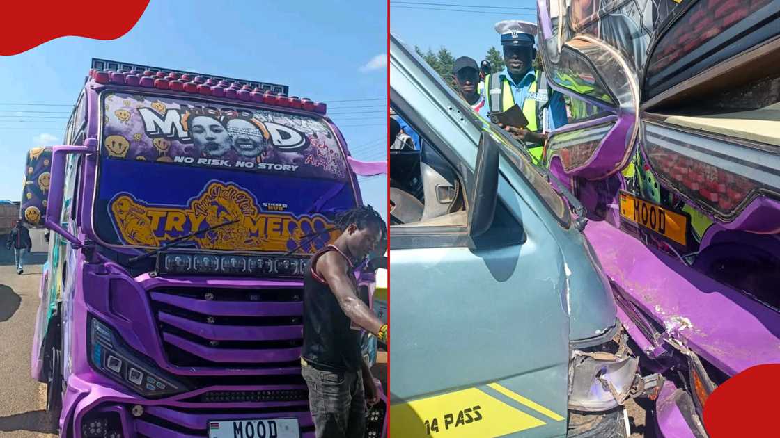 George Ruto’s “Mood” matatu involved in road accident in Eldoret
