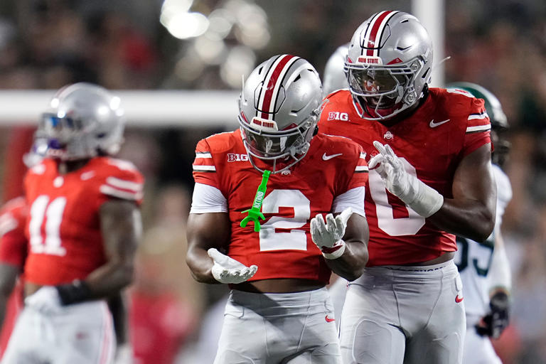 Ohio State coach Matt Patricia says players do a ‘67’ celebration. Here’s what it means