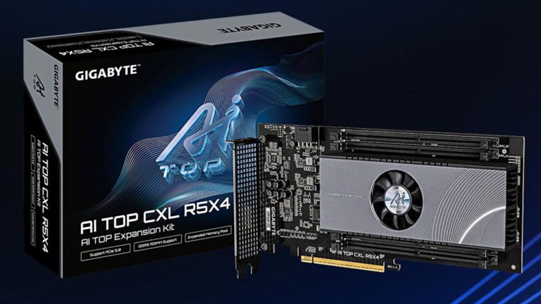 Gigabyte quietly releases a GPU-type card that adds 1TB RAM to your ...