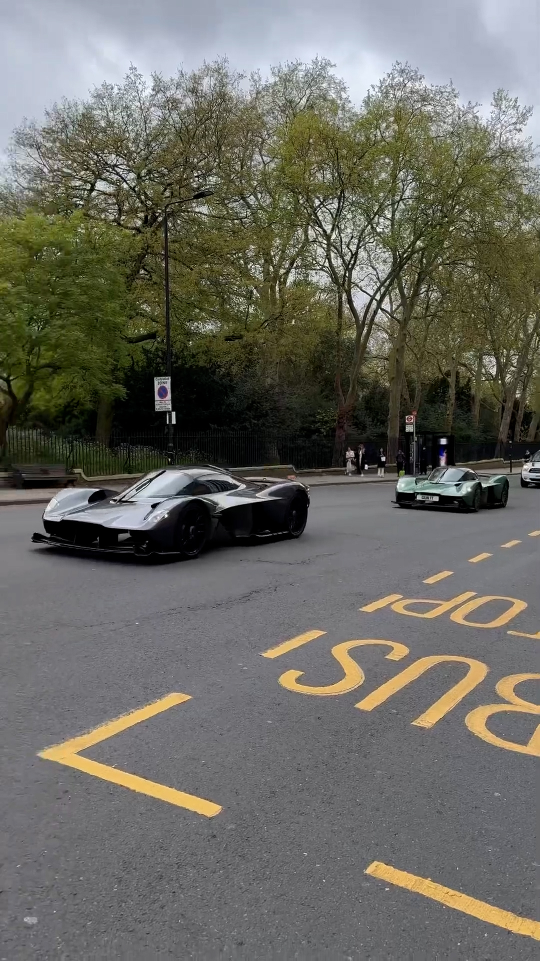 Hypercar Convoy Spotted in the City