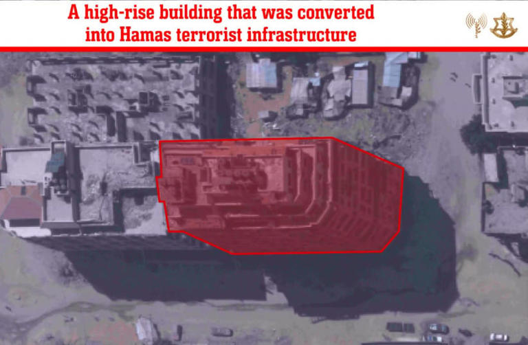IDF targets more high-rise buildings used by Hamas terrorists as it ...