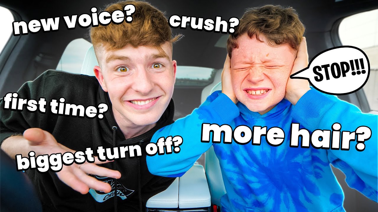 Questions about puberty made my little brother uncomfortable