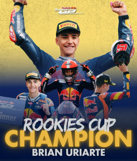 Brian Uriarte se proclama campeón de la Red Bull Rookies Cup antes de ...