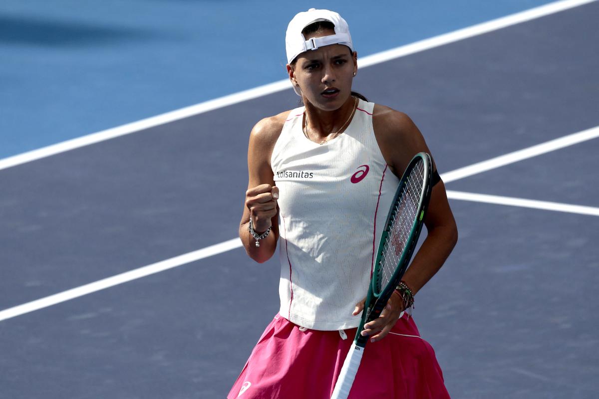 "The match was very tight in both sets," noted Arango after her victory ...