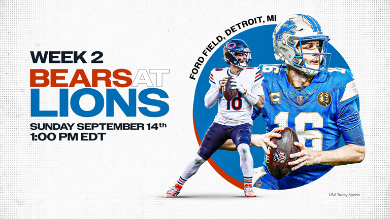 What TV channel is Bears vs. Lions on today? Time, TV schedule for NFL ...