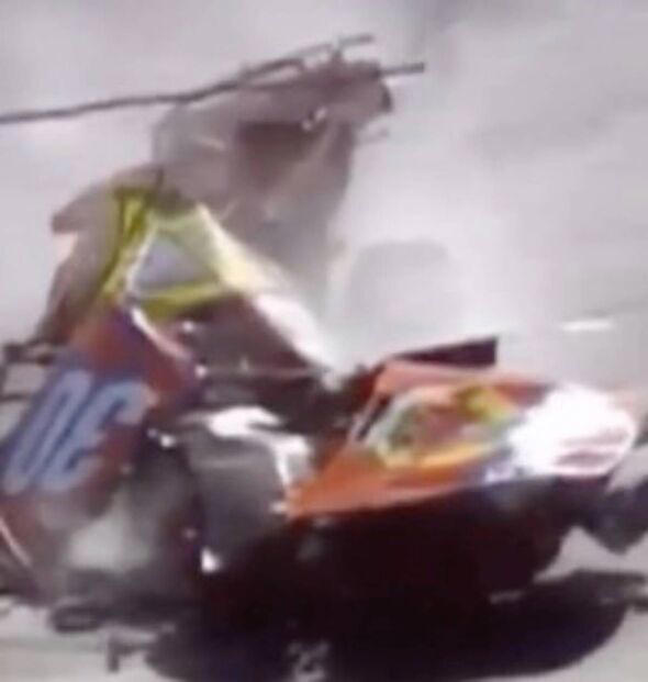 NASCAR star's brother feared worst after 'car sawed in half' at Bristol