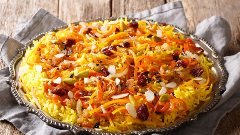 Receta de arroz persa enjoyado