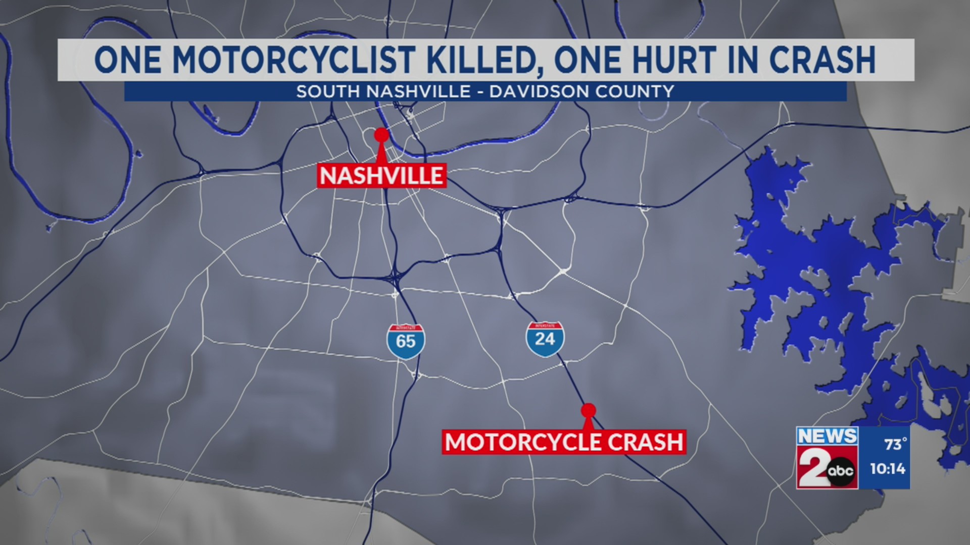 Motorcyclist killed in Nashville, TN crash