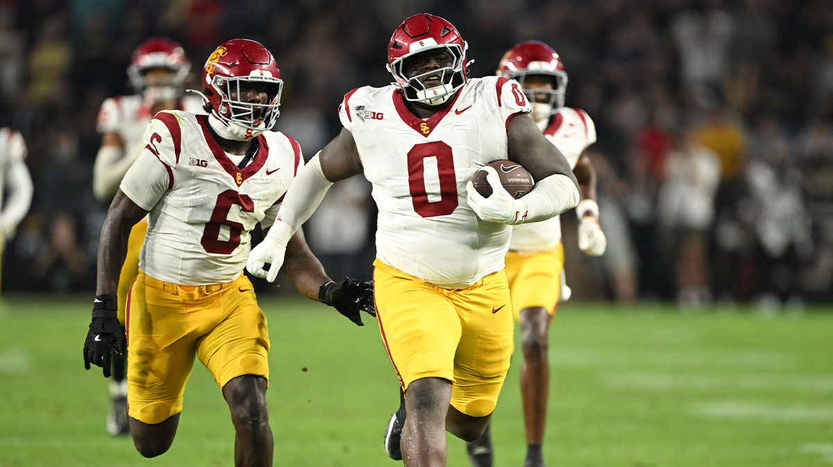 USC’s 360-pound Jamaal Jarrett runs back incredible 70-yard pick-6