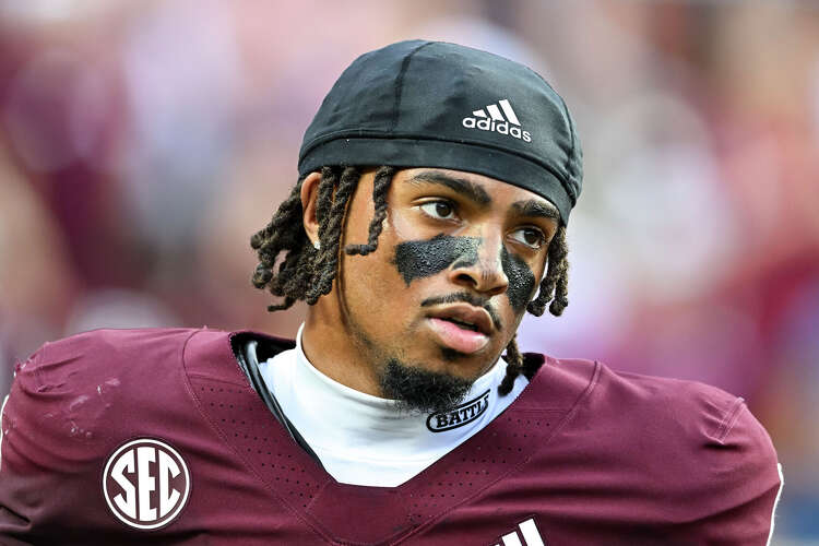 Texas A&M safety Bryce Anderson carted off after being injured at Notre ...