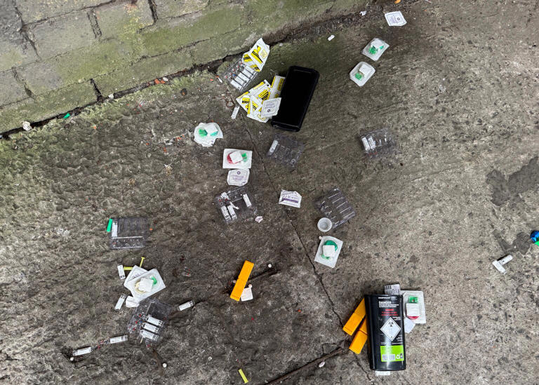 Belfast battles drug paraphernalia problems as Ireland’s first safe ...