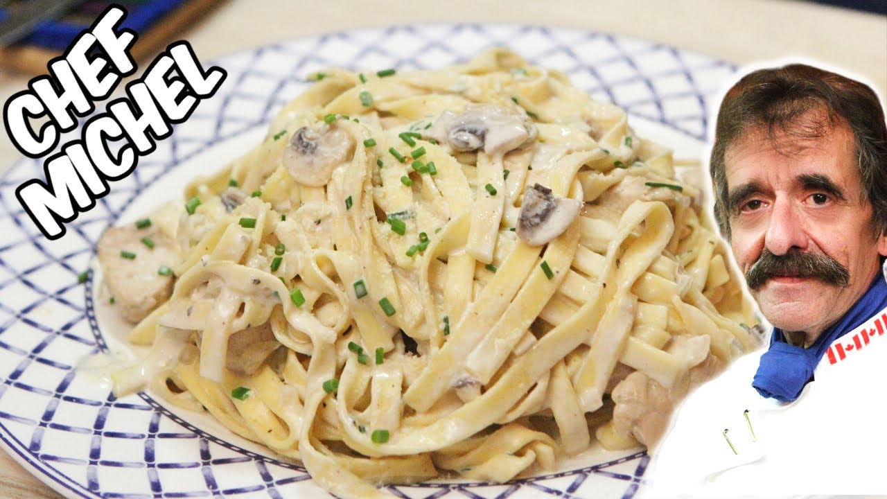 Recette facile de fettuccine au poulet