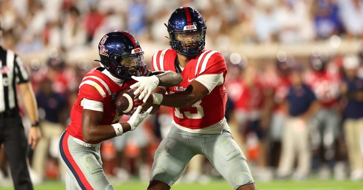 Austin Simmons injury update: Ole Miss QB ‘re-aggravated’ ankle injury ...