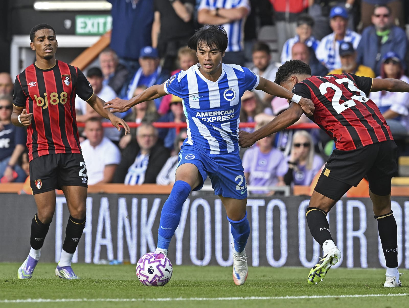 Football: Brighton's Mitoma nets 1st goal, Minamino on target again