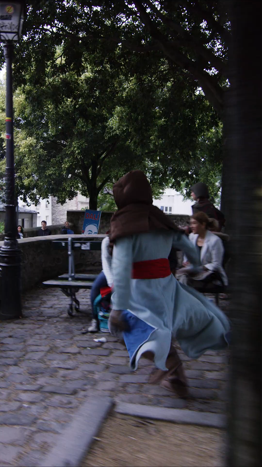 Catching the Bus in Paris