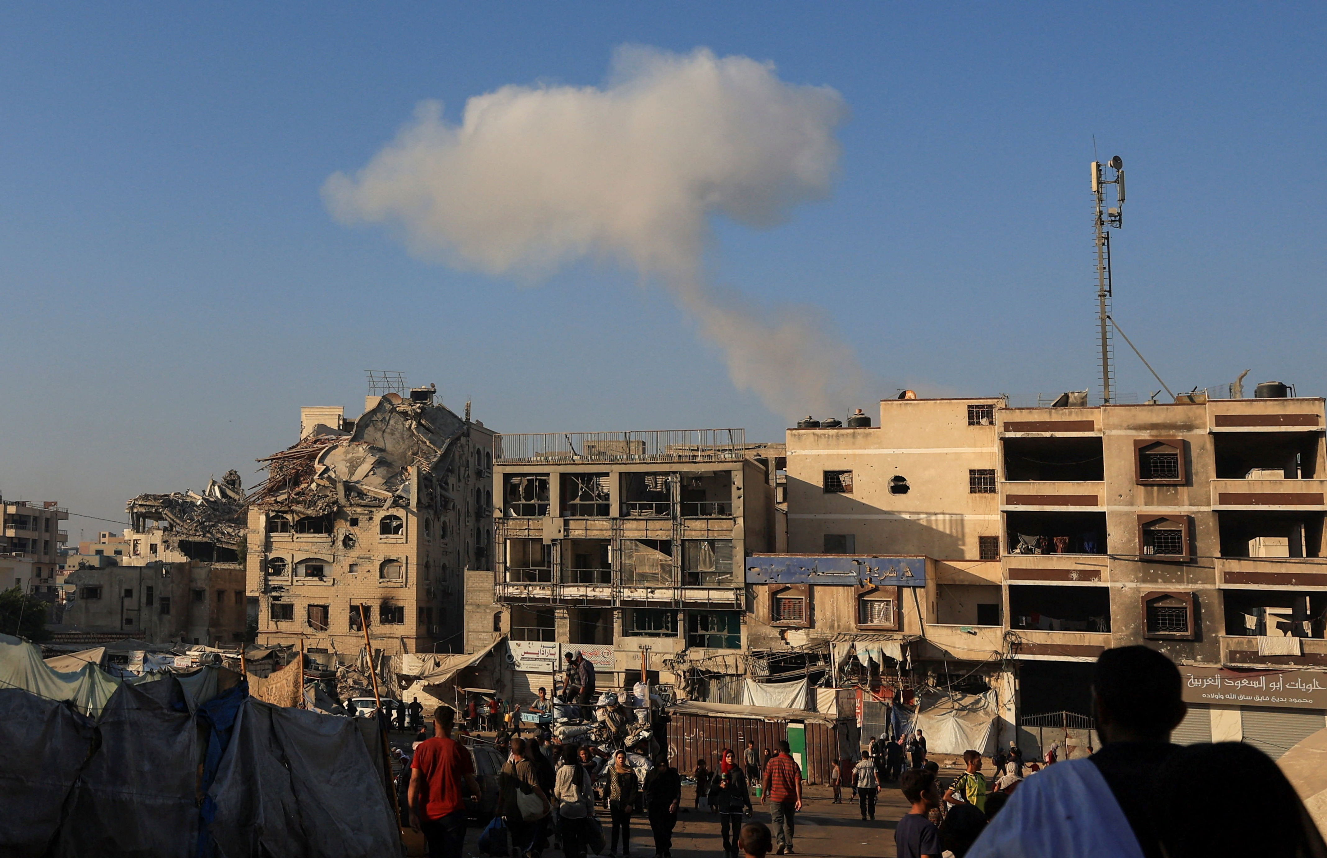 IDF targets more high-rise buildings used by Hamas terrorists as it ...
