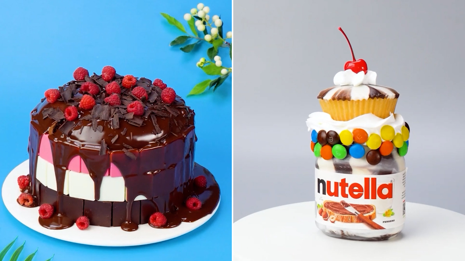 Raspberry Chocolate Cake and Jar Milkshake