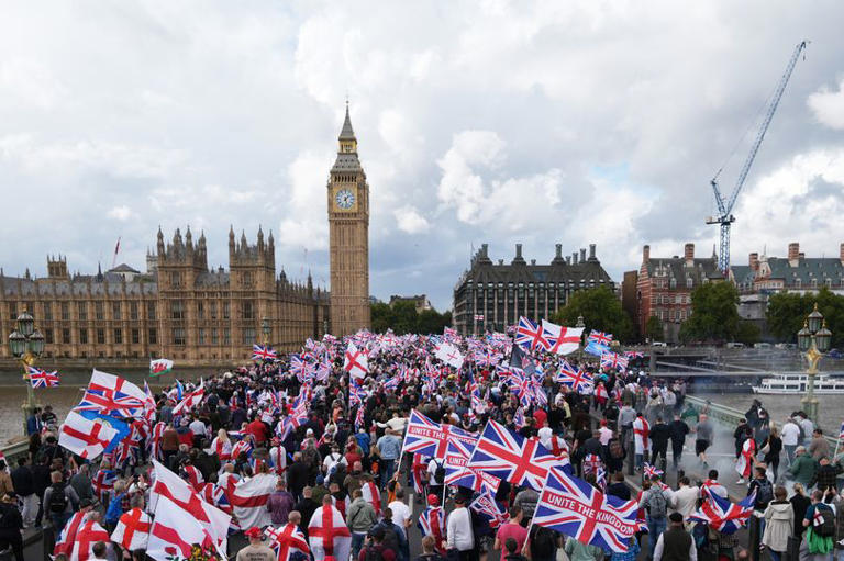 Who is Tommy Robinson as thousands of far-right thugs cause chaos in London