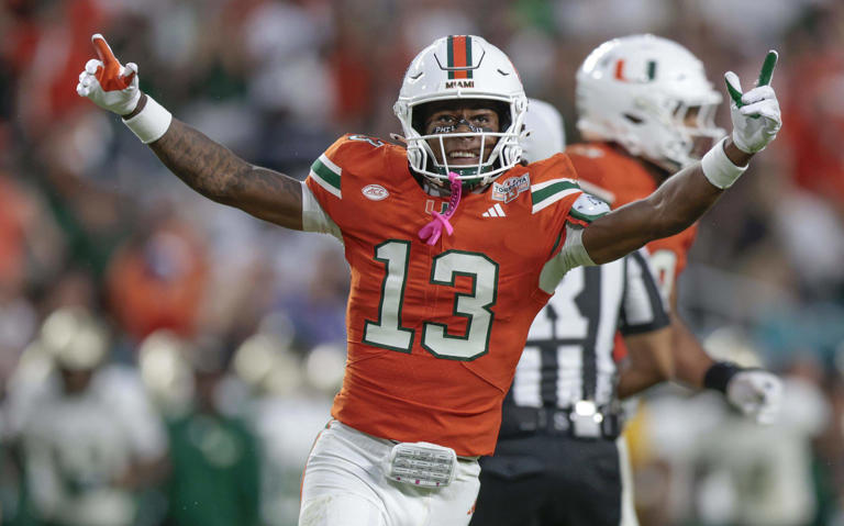 8 notable stats from Miami Hurricanes' win over USF Bulls to improve to 3-0