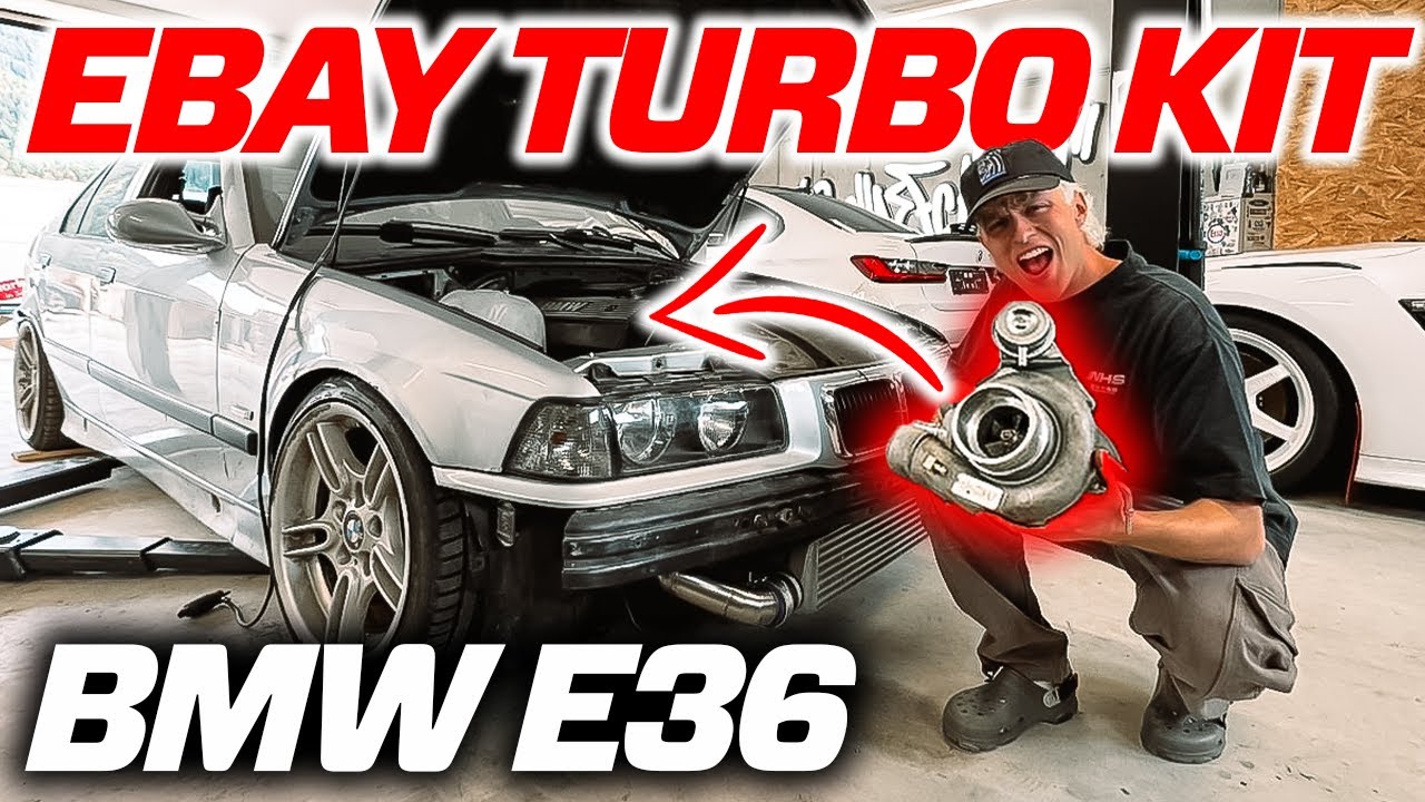 Installing an 800 Dollar eBay Turbo Kit on BMW E36 Drift Build