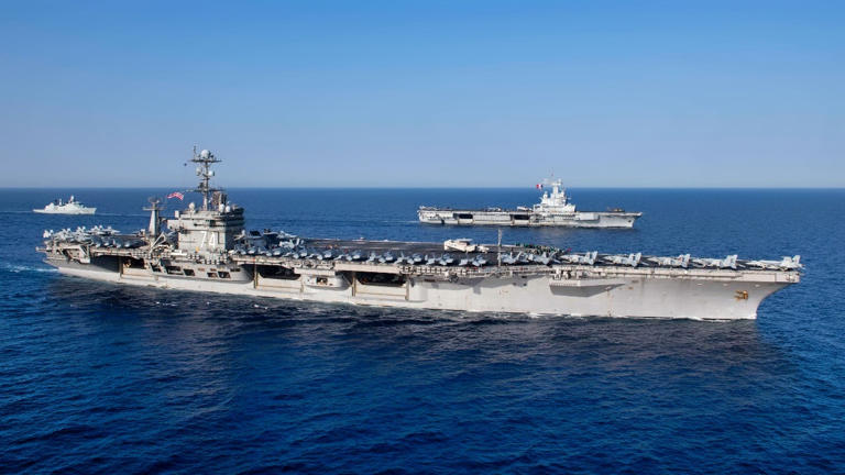 Aircraft Carrier John C. Stennis Has a Message for the U.S. Navy