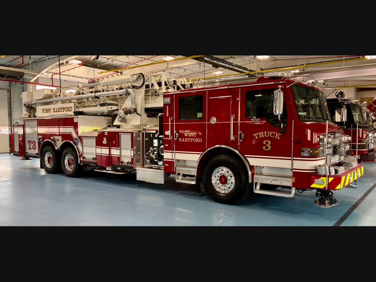 Shiny, New Ladder Truck Wows West Hartford FD