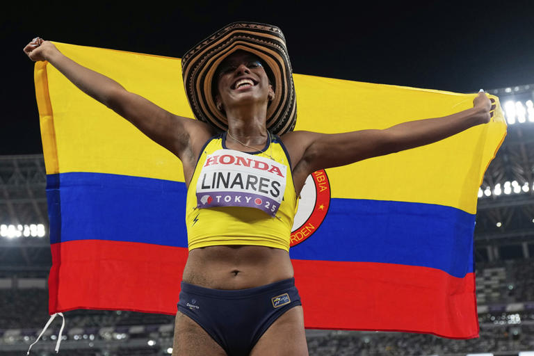 Natalia Linares consigue bronce para Colombia en salto largo del Mundial de atletismo