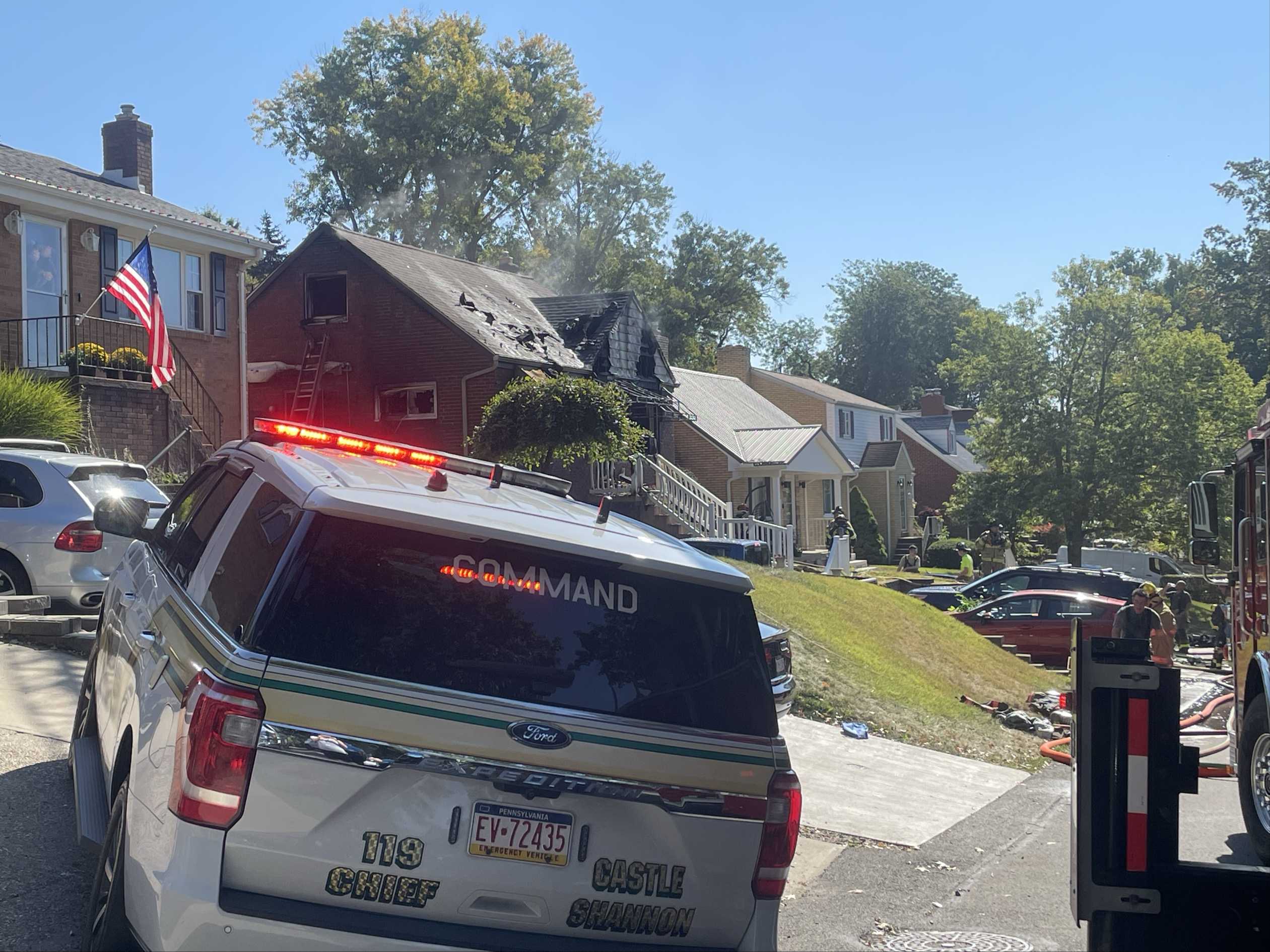 1 dead, 1 injured after fire breaks out inside Castle Shannon home ...