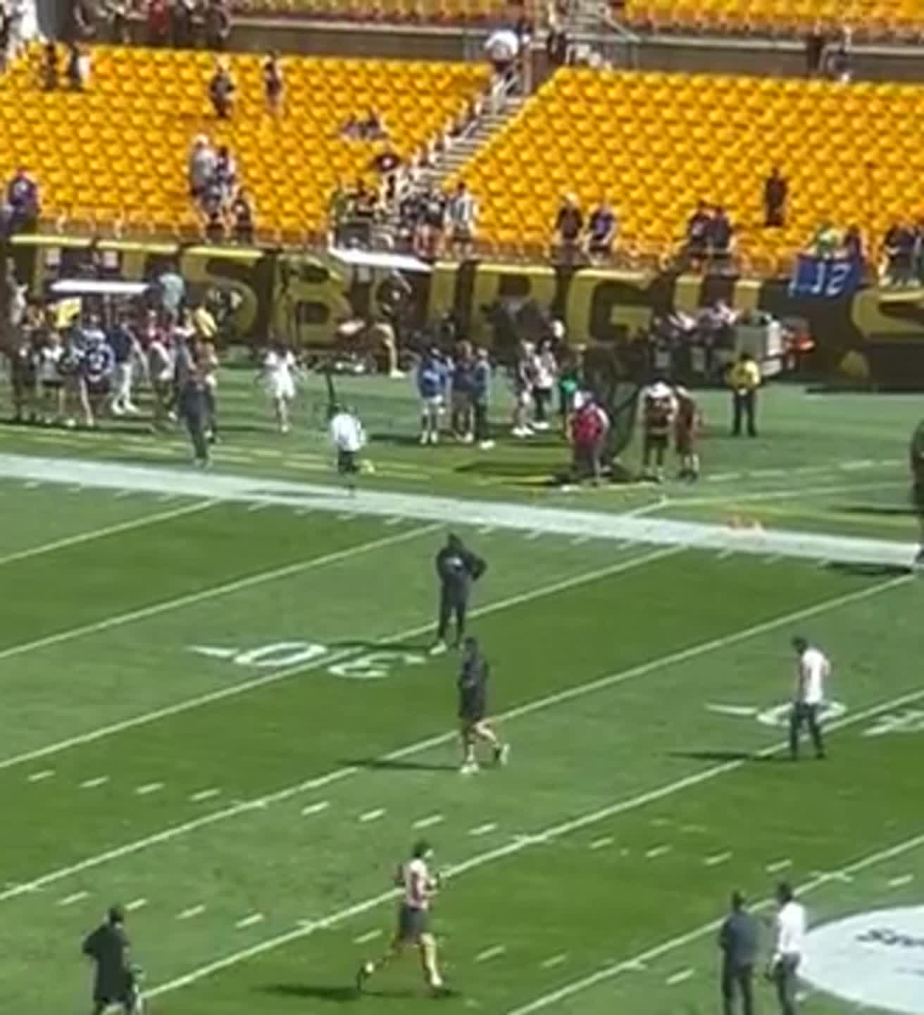 Devon Witherspoon tries but can't go in Pittsburgh. No Jalen Milroe, either