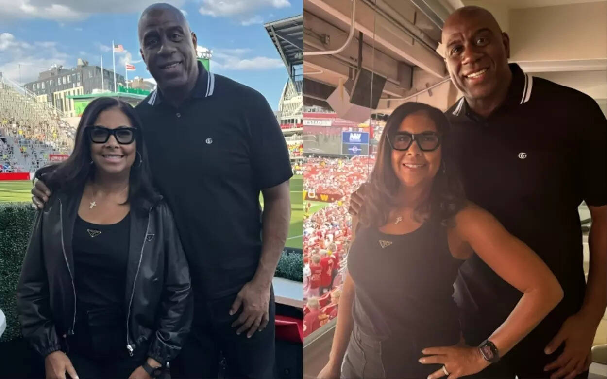 "Forever love"- NBA legend Magic Johnson pens emotional note for wife ...