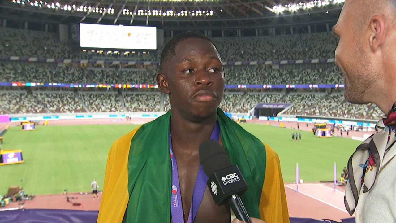 Jamaican Seville speaks of his confidence to CBC Sports' Devin Heroux ...