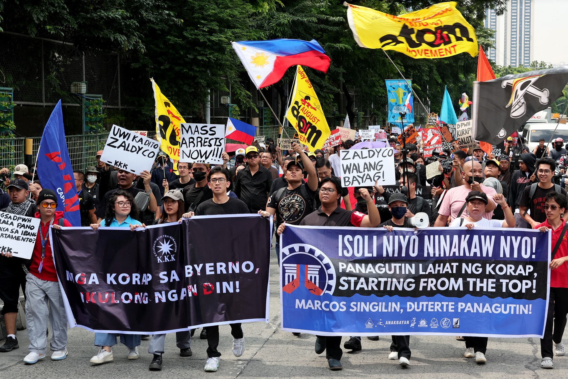 LOOK: Widening anti-corruption protests in photos