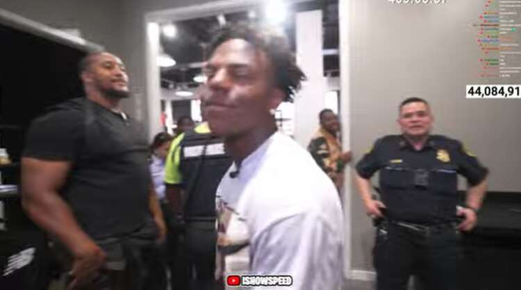 Streamer IShowSpeed filmed his own ejection from Houston Galleria