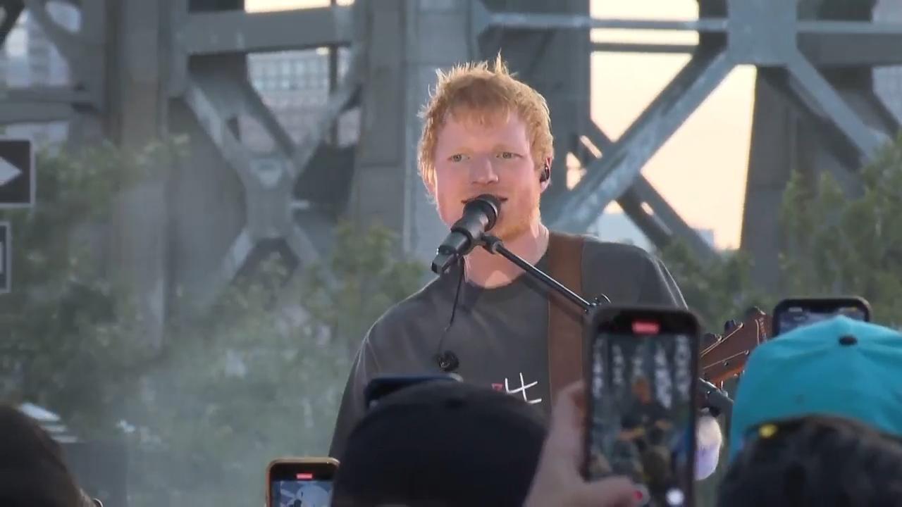 Ed Sheeran's Brooklyn pop-up gig