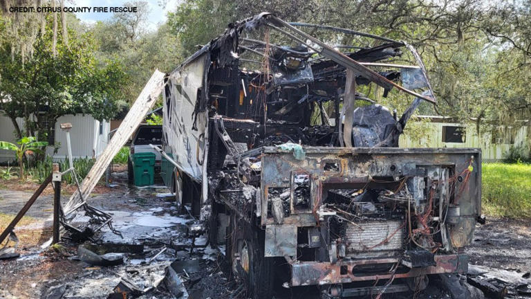RV declared ‘total loss’ after going up in flames in Inverness