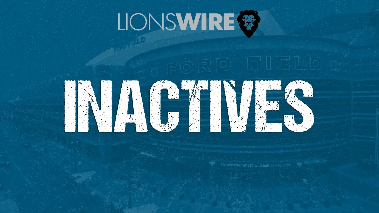 Lions inactives vs Bears: Taylor Decker will play, Sione Vaki out