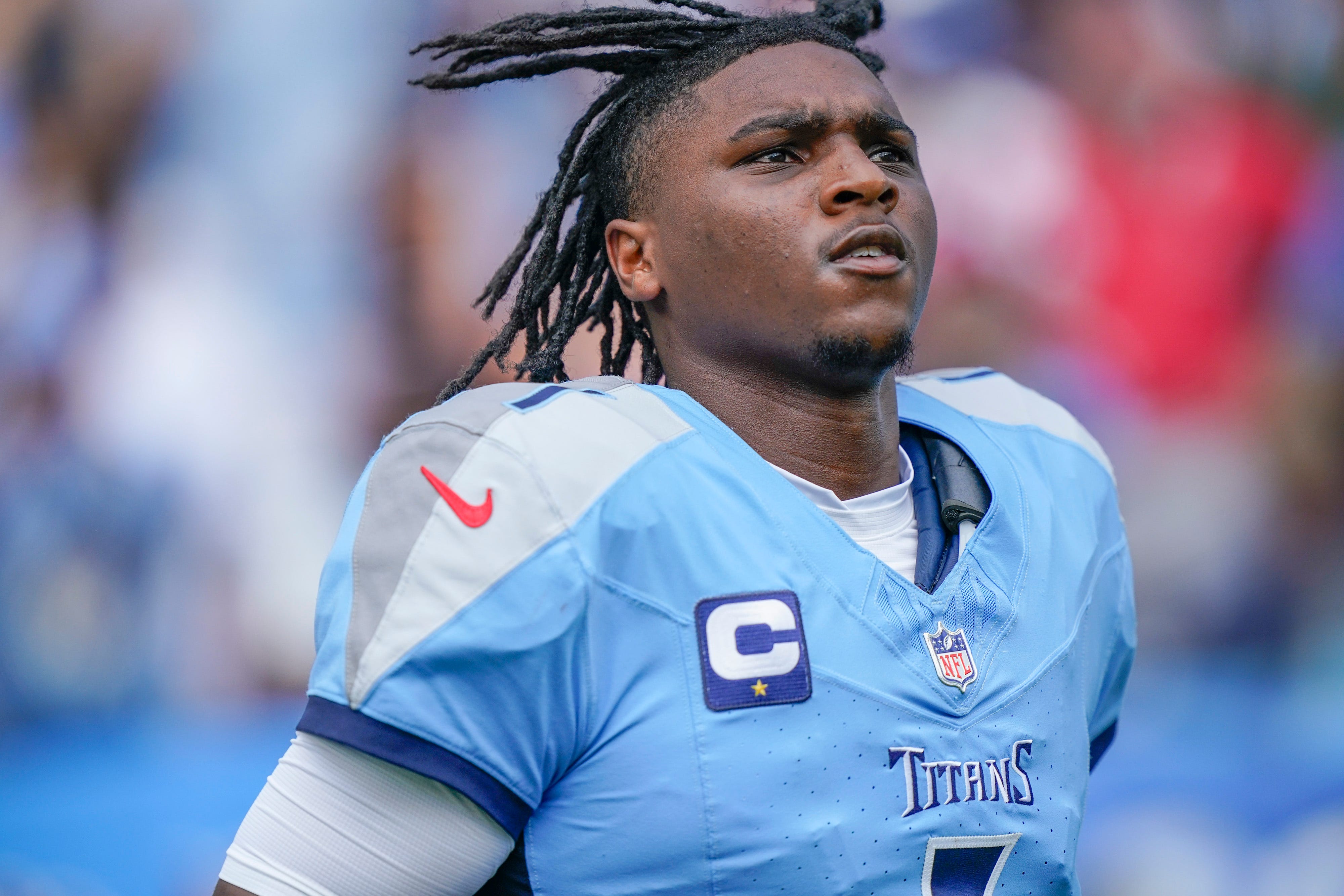 See Cam Ward's first career NFL TD pass for Titans vs Rams