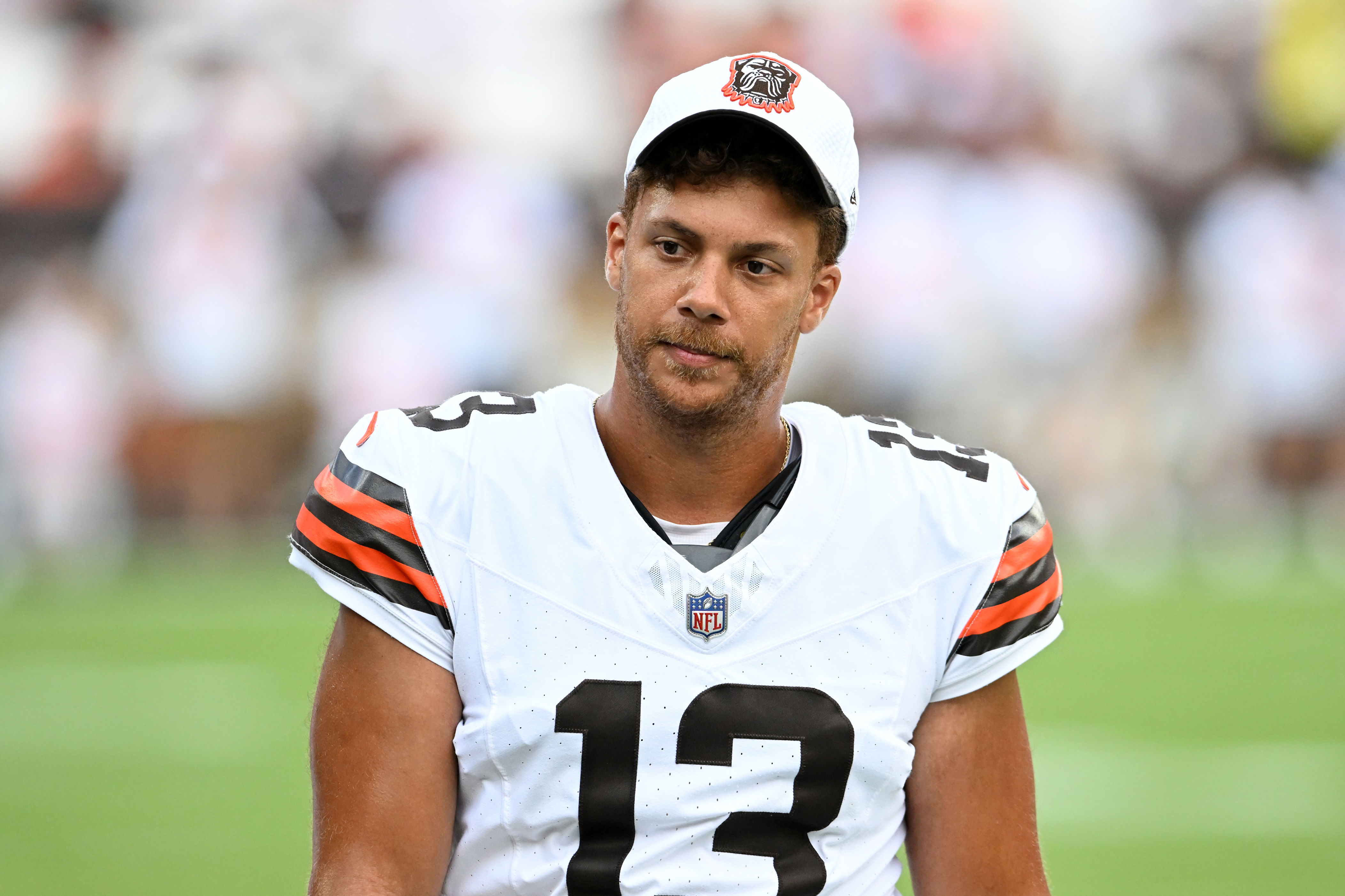 Browns punter Corey Bojorquez injured after punt blocked