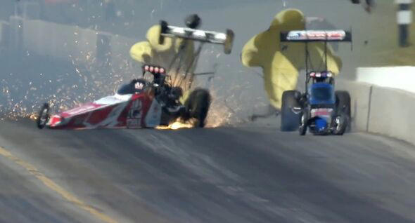 Tony Stewart in horrific NHRA crash and NASCAR legend 'doesn't remember ...