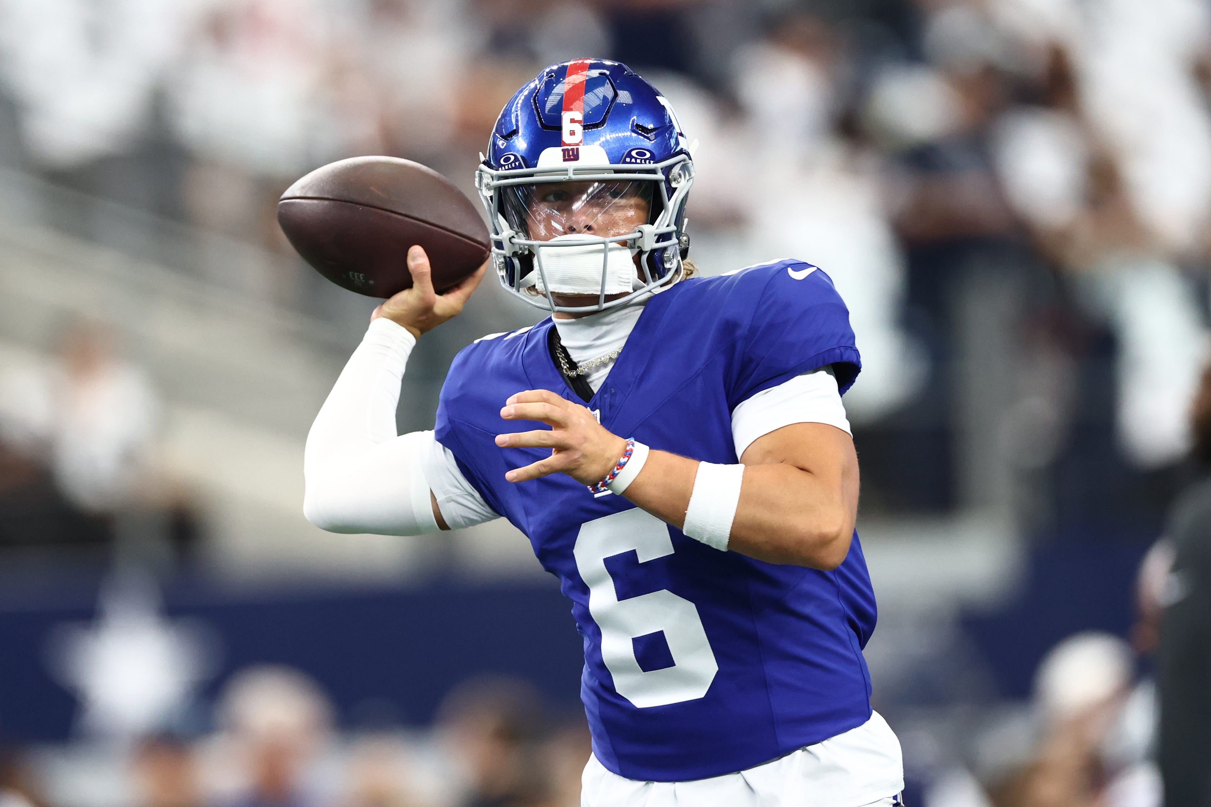 Giants QB depth chart: How it looks with Jaxson Dart starting and ...