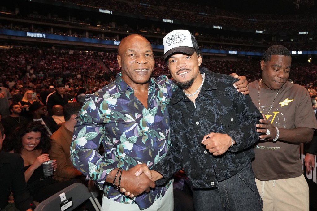 MrBeast takes Mike Tyson punch to the gut before Canelo-Crawford