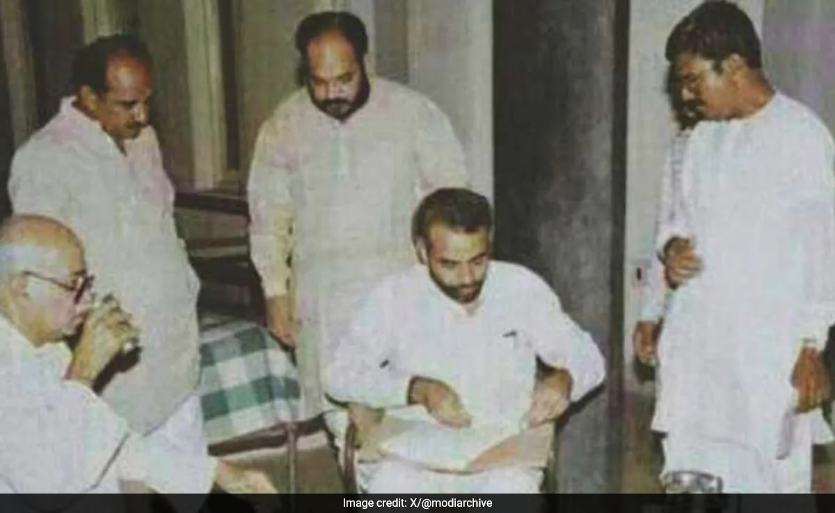 PM Modi's 75th Birthday: A Look At Some Rare Photos Of Narendra Modi