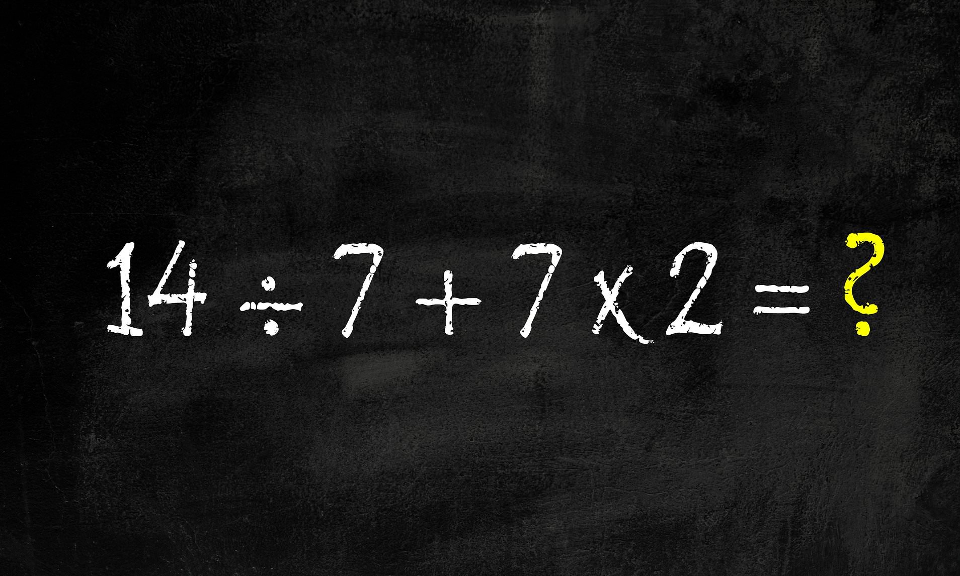 Math problem divides people as they struggle to solve sum - can you ...