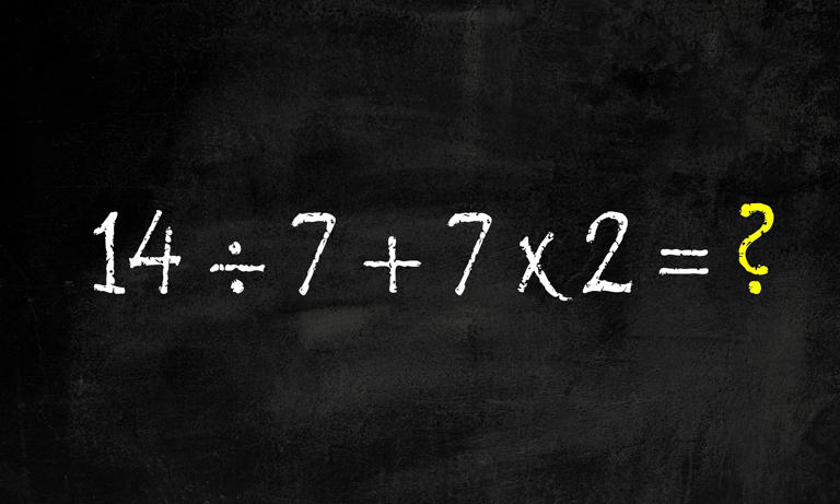 Math problem divides people as they struggle to solve sum - can you ...