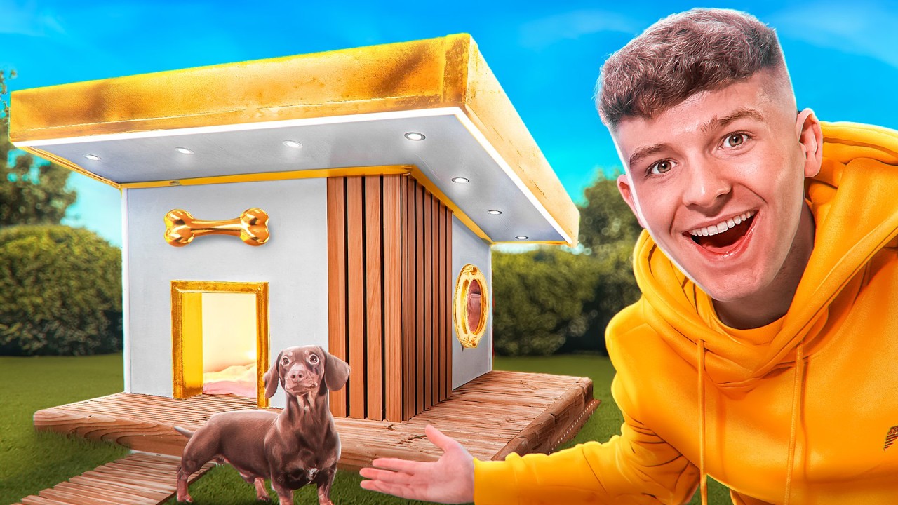 Man builds a twenty thousand dollar dog house
