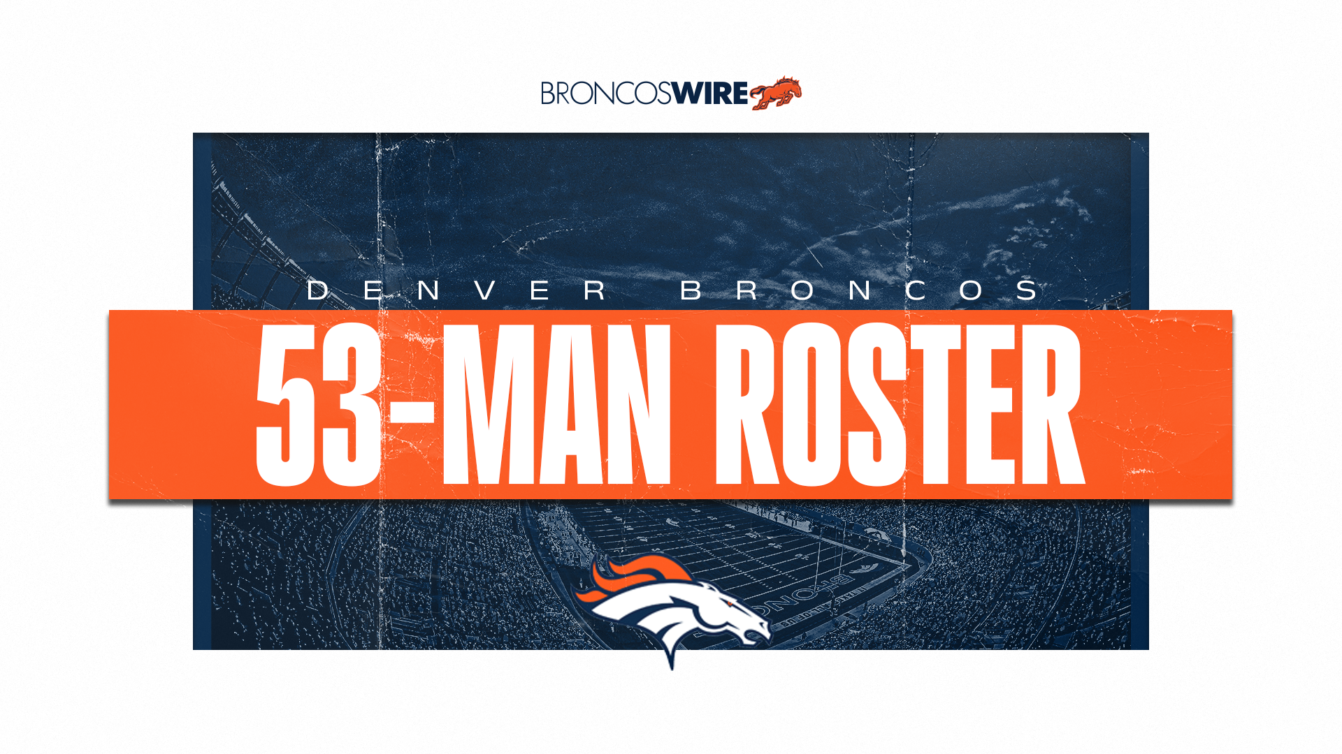 Broncos' 53-man roster for Sunday's game vs. Eagles