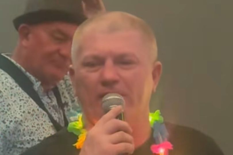 Moment Ricky Hatton stood up to sing Oasis song in Tenerife bar in last ...