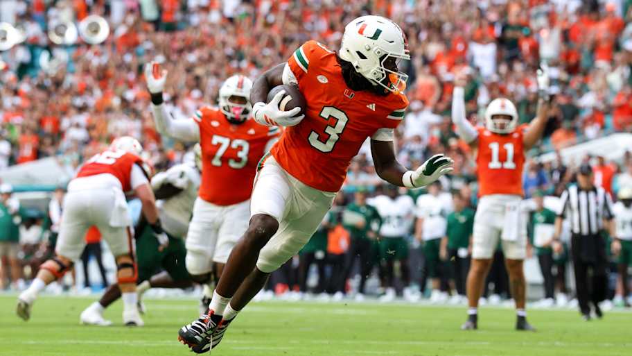 Carson Beck And Mario Cristobal Applaud Freshman WR Joshua Moore After ...